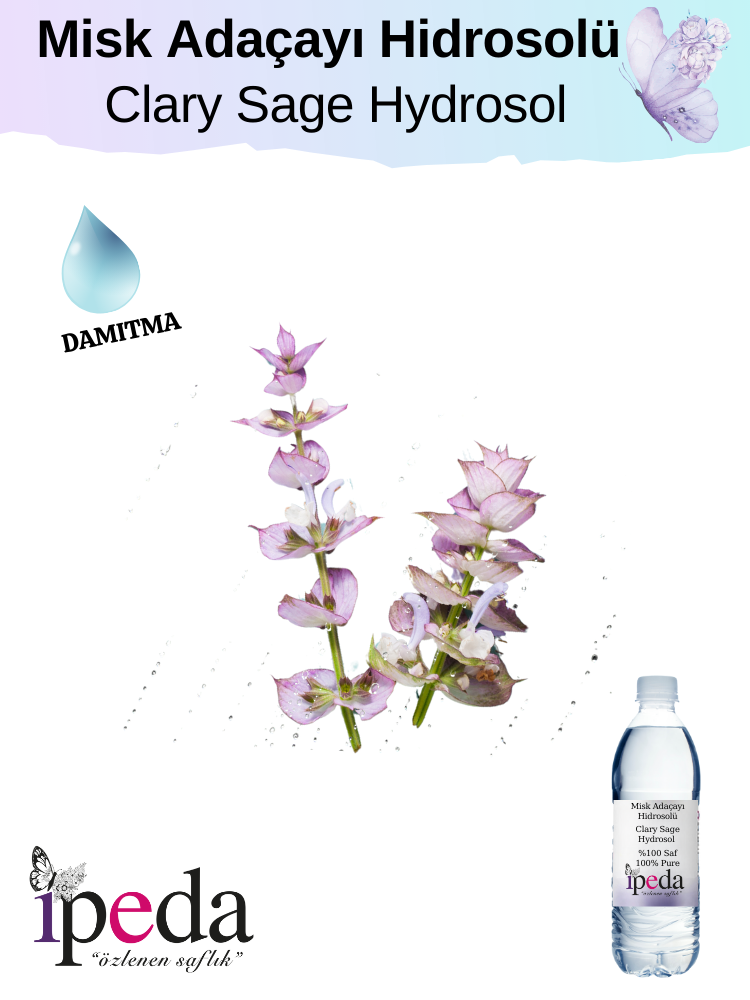 Misk Adaçayı Hidrosolü (Clary sage) - İpeda